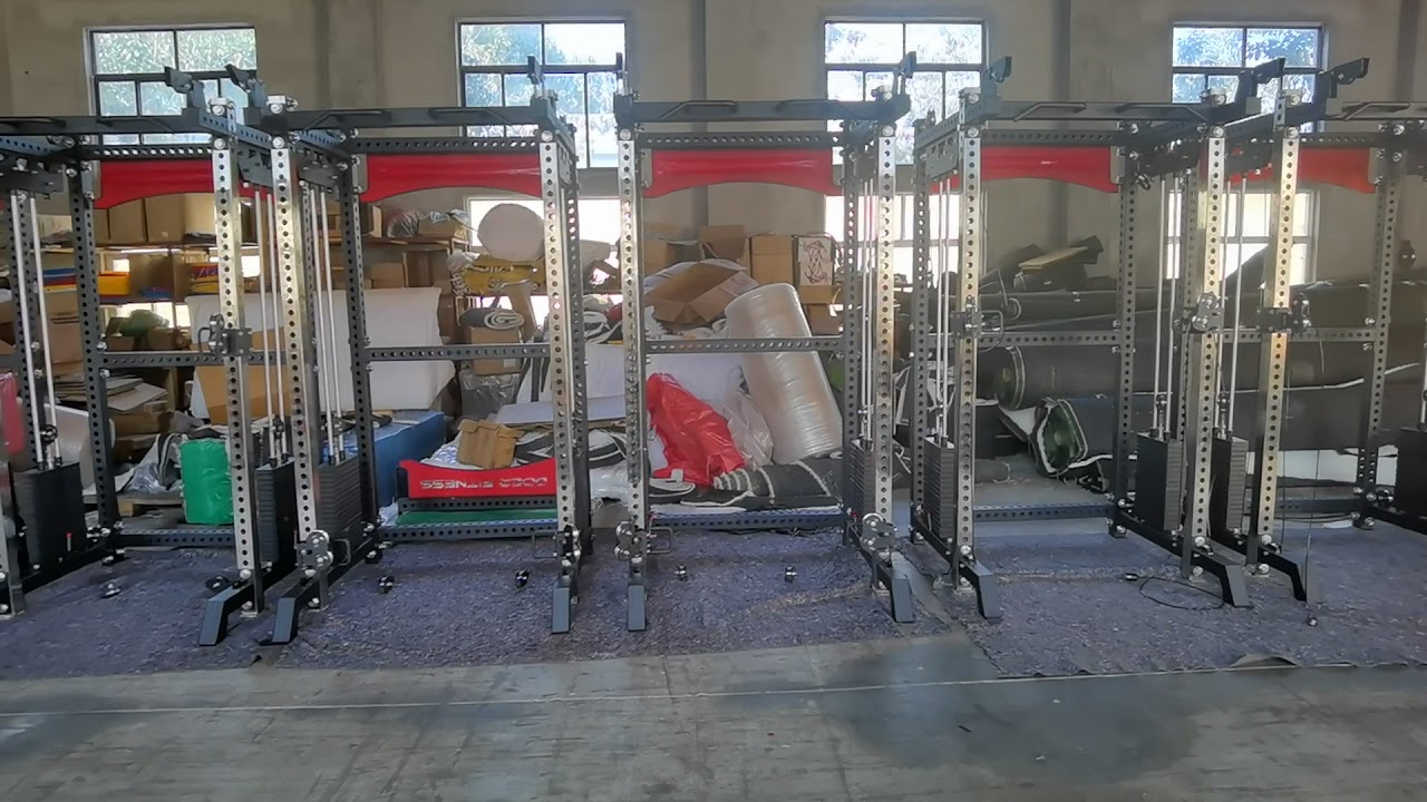 crossmax fitness equipment KF9000 multi functional trainer - YouTube