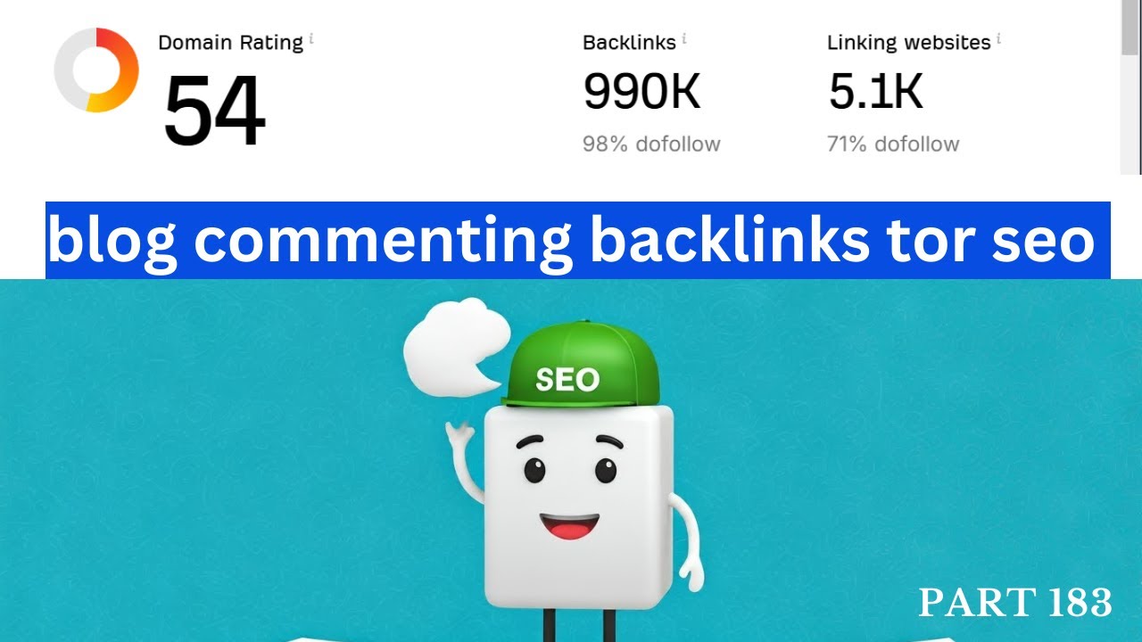 blog commenting backlinks tor seo - YouTube