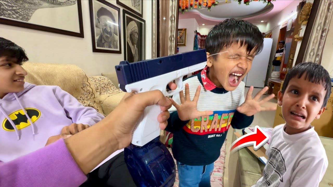 Water Gun For Kunali 😱 || Sourav Joshi vlogs - YouTube