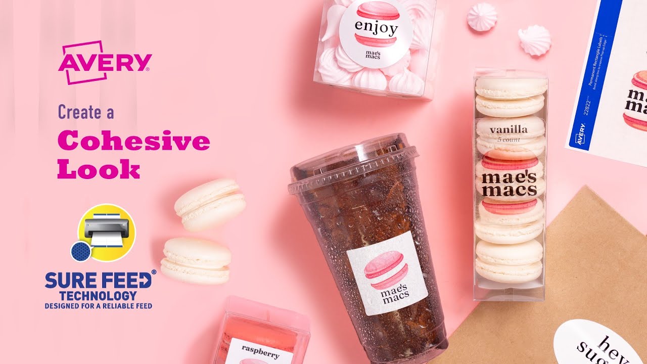 Stand Out with DIY Labels from Avery Products - YouTube