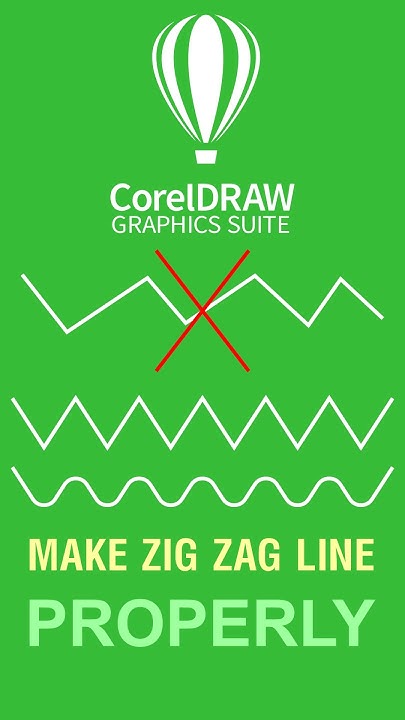 Make zigzag line properly - YouTube