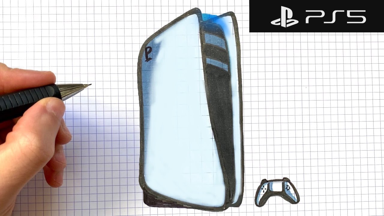 COMO DIBUJAR PS5 ! - YouTube