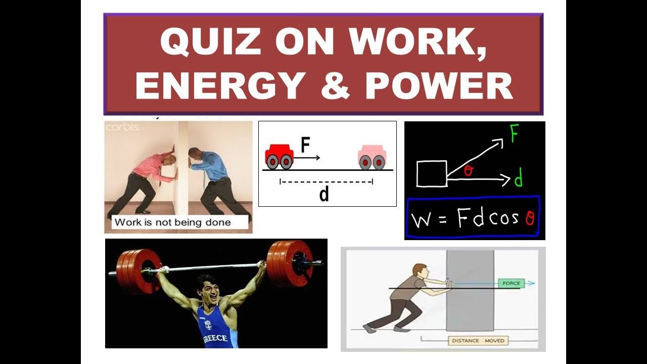 QUIZ ON WORK, ENERGY & POWER #education #exam #quiz #ai #Physics - YouTube