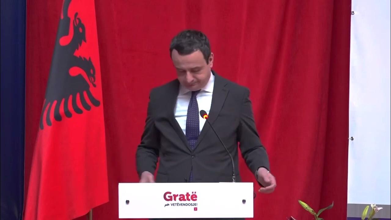 Fjala e kryeministrit Albin Kurti në tubimin me strukturat e GVV-së - YouTube