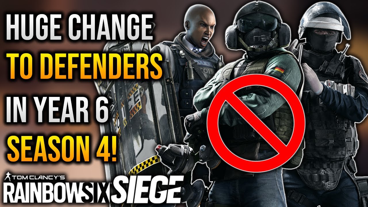 *HUGE* Defender Changes Coming In Year 6 Season 4 - Rainbow Six Siege ...