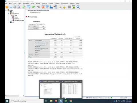 SS4E SPSS Demonstration for Chapter 9 Reference Groups - YouTube
