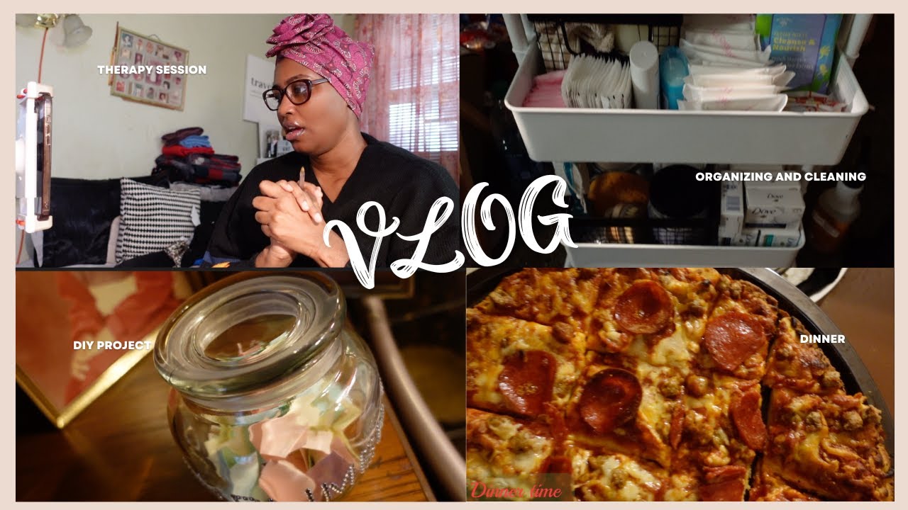 ORGANIZING & CLEANING UP | DIY PROJECT | THERAPY SESSION | VLOGMAS DAY ...