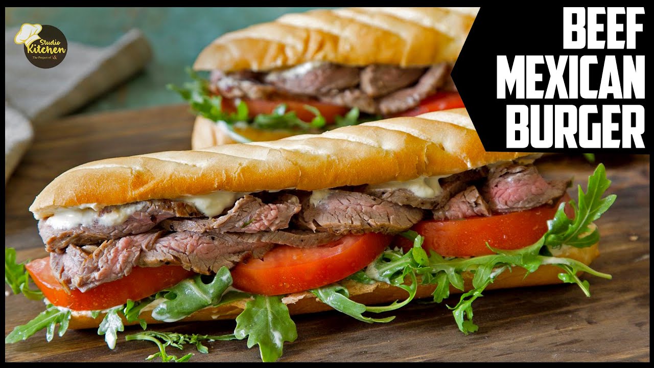 Beef Mexican Burgers | Recipe by Chef Hamza | Foodies and Friends | FNF ...