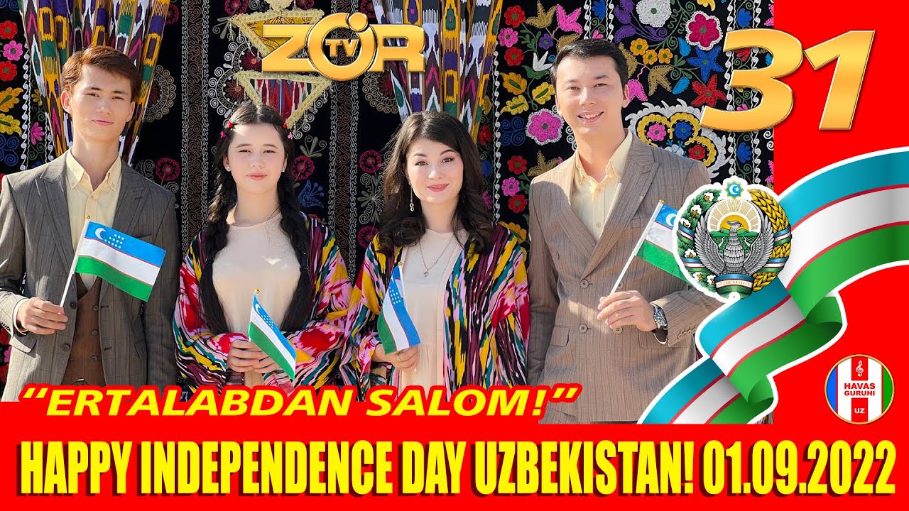 O'zbekiston Mustaqillik bayrami! ZO'R TV. Happy Independence Day ...
