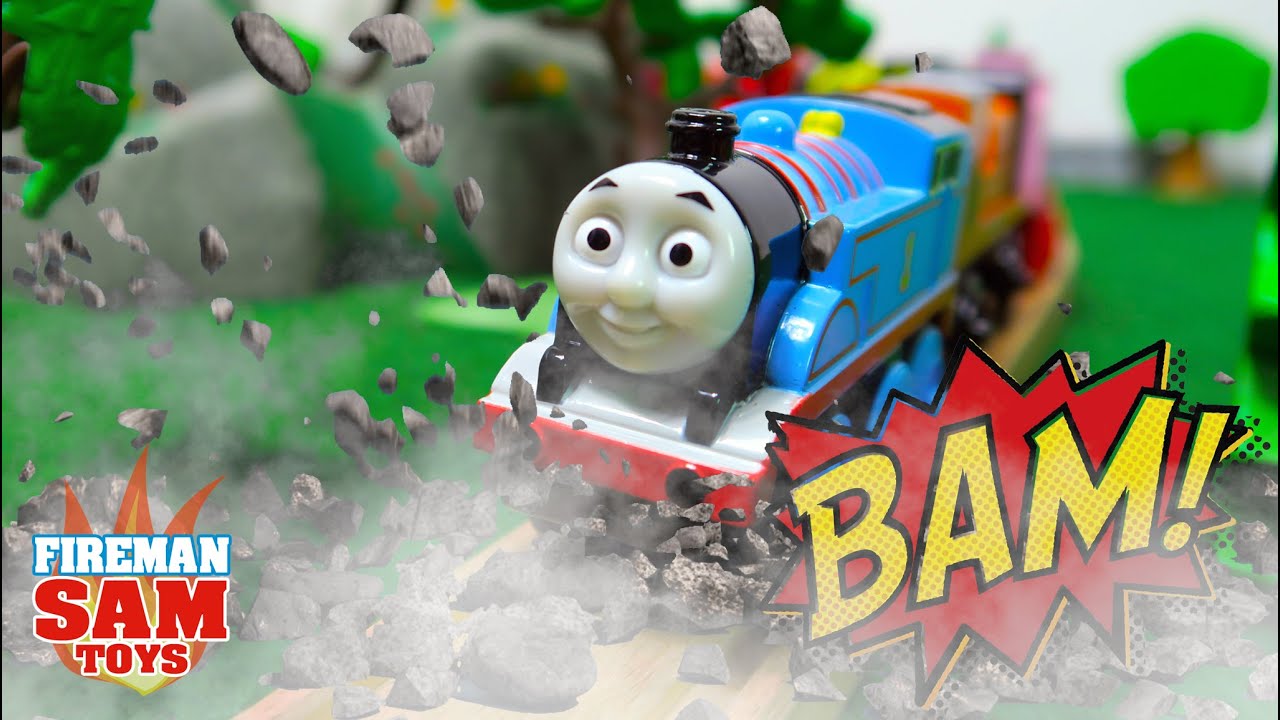 Fireman Sam Toys: Thomas the Tank Engine Crash - Firefighter Story for ...