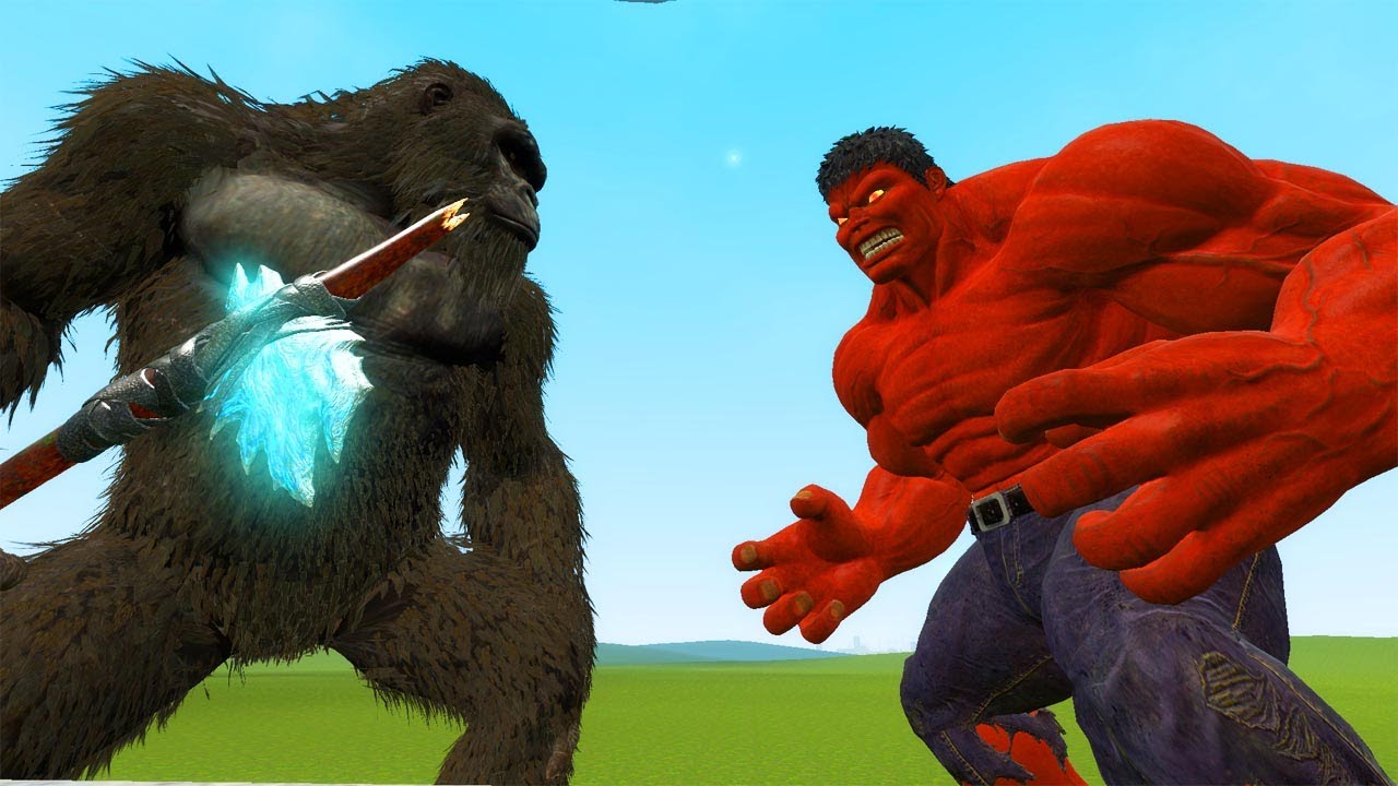 KING KONG VS HULK!!! | In Garry's Mod - YouTube