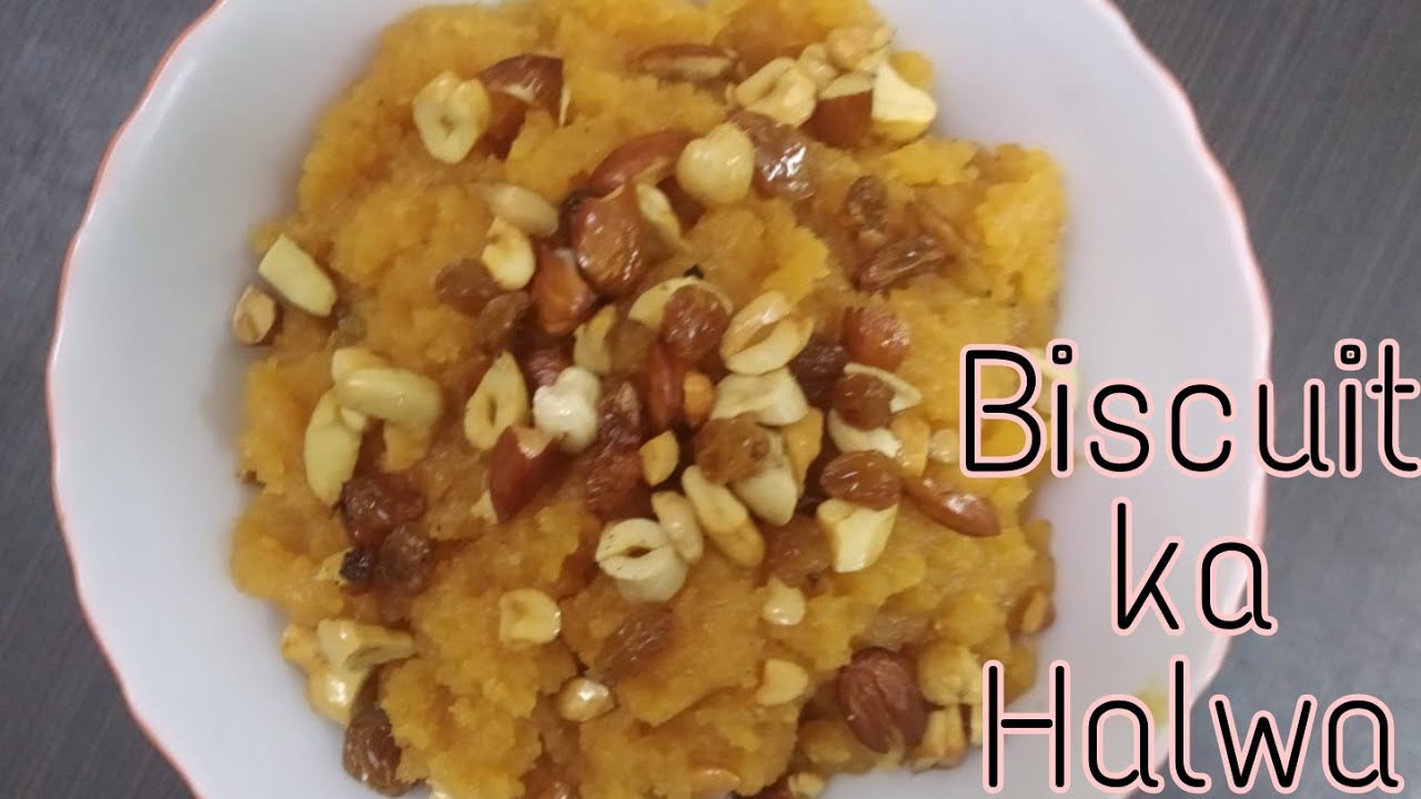 SHAADIYON WALA BISCUIT KA HALWA RECIPE | BISCUIT HALWA - YouTube