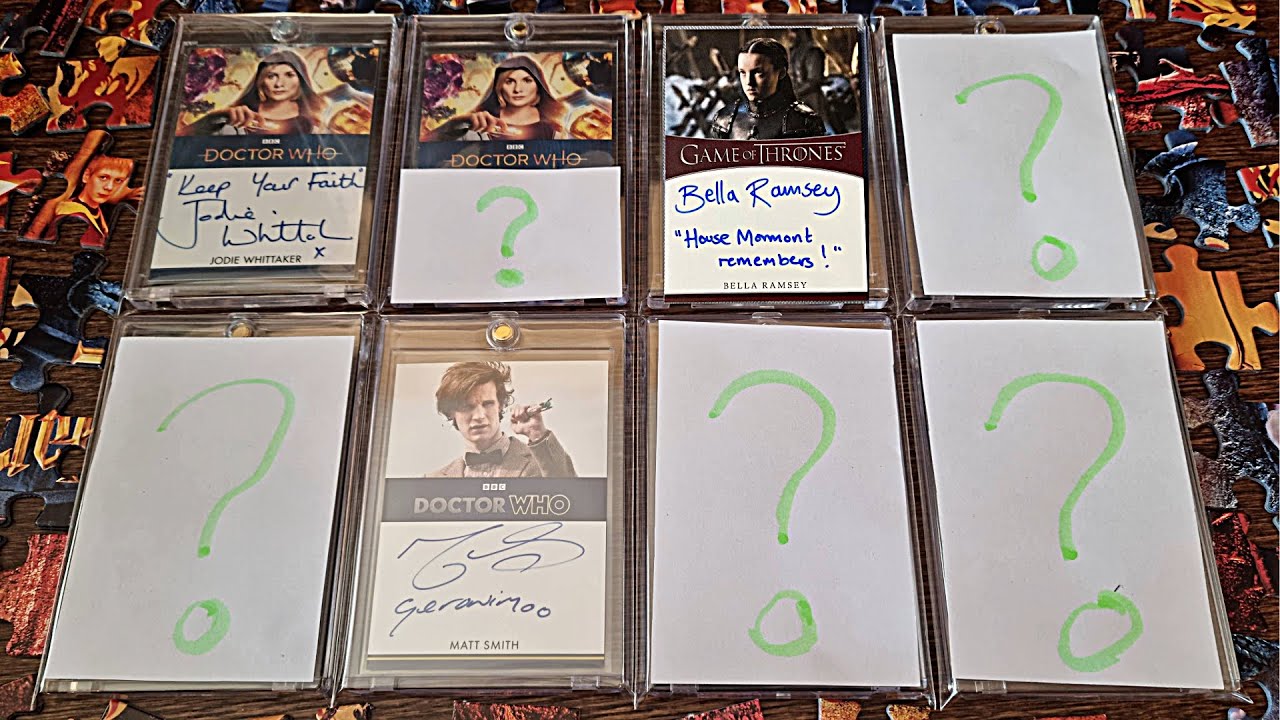 What are Inscription Autograph Card PUZZLES? - YouTube