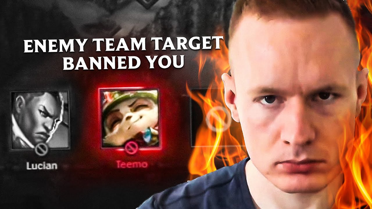 This is why you DON'T Target Ban My TEEMO.. - YouTube
