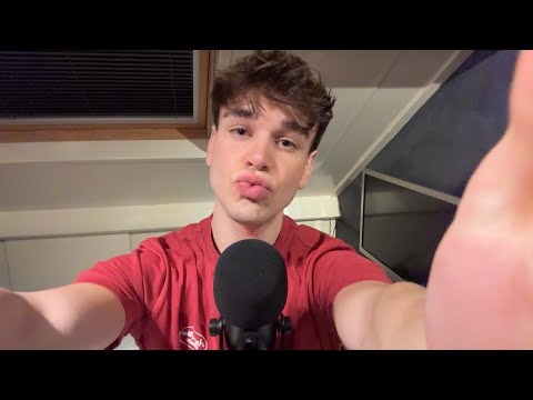 ASMR Wet and Dry Goodnight Kisses