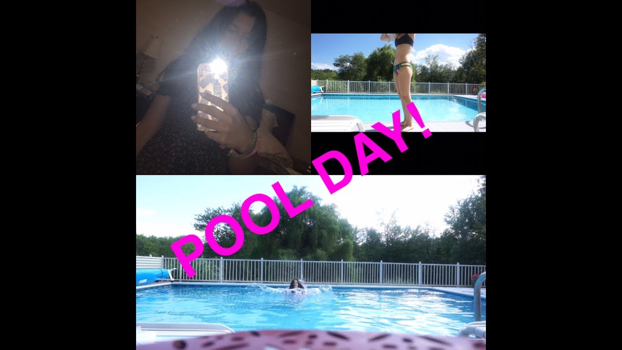 First vlog::pool day - YouTube