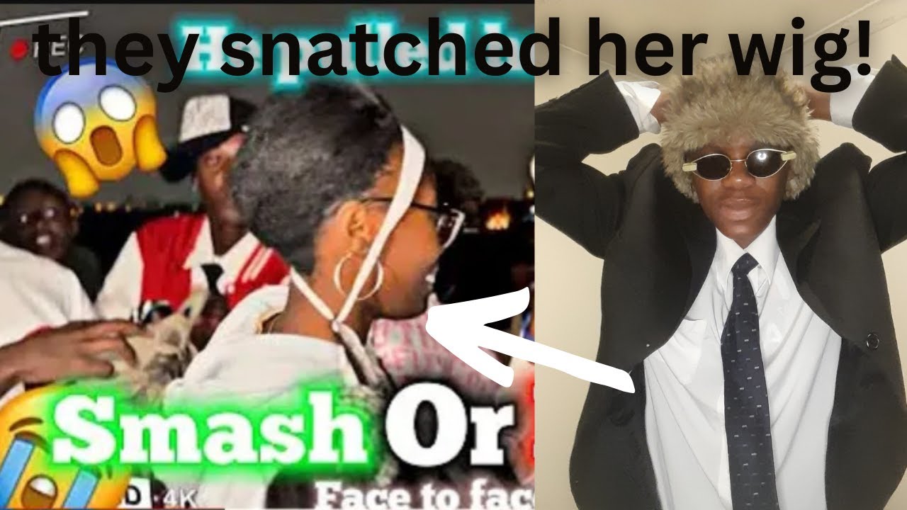 THEY SNATECHED HER WIG!!! - YouTube