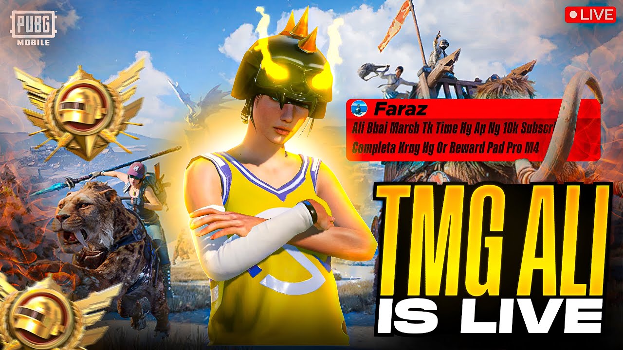 TMG ALI IS LIVE | PUBG MOBILE - YouTube