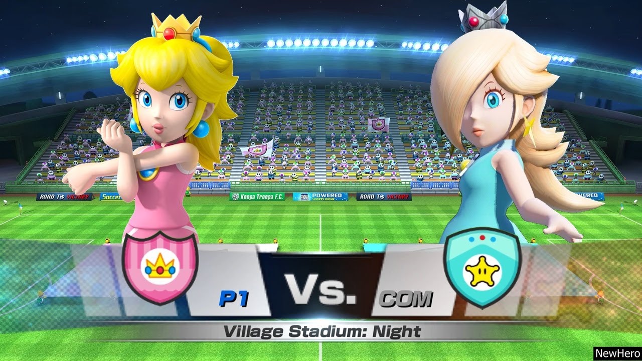 Mario Sports Superstars - Team Peach Vs. Team Rosalina - YouTube
