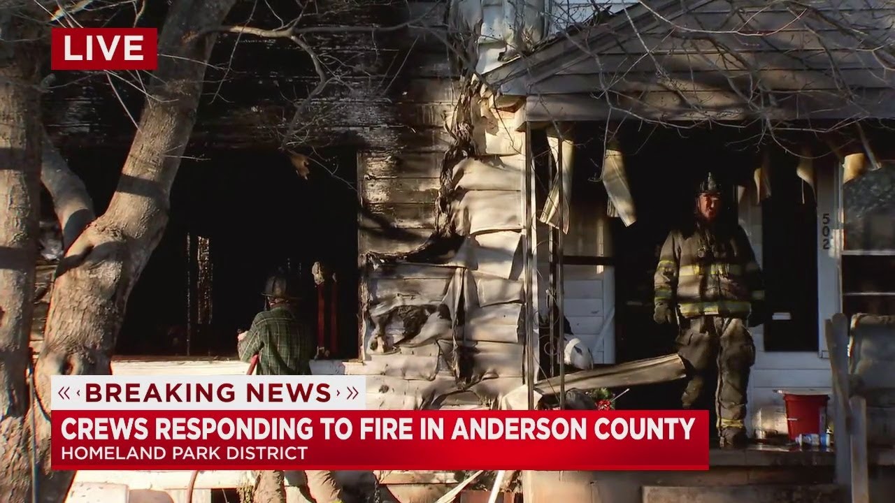 Crews respond to house fire in Anderson County - YouTube