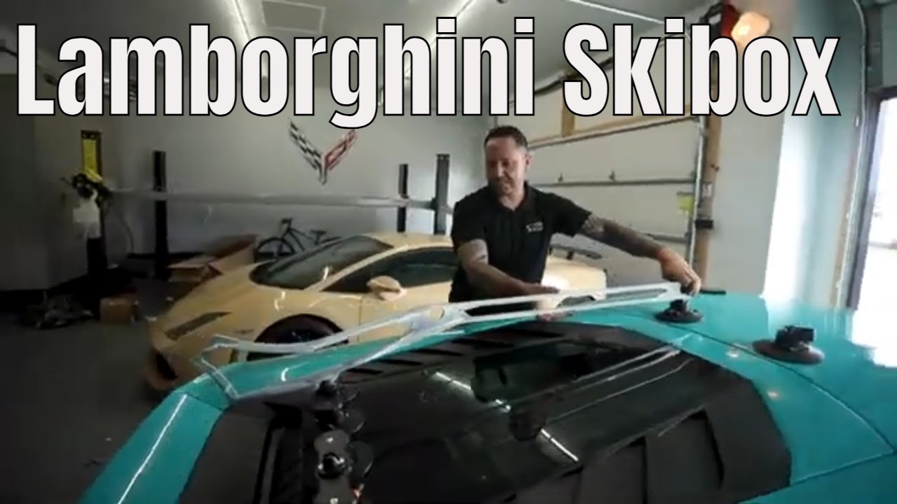 How I Installed A Ski Box On My Lamborghini Huracan!!! - YouTube