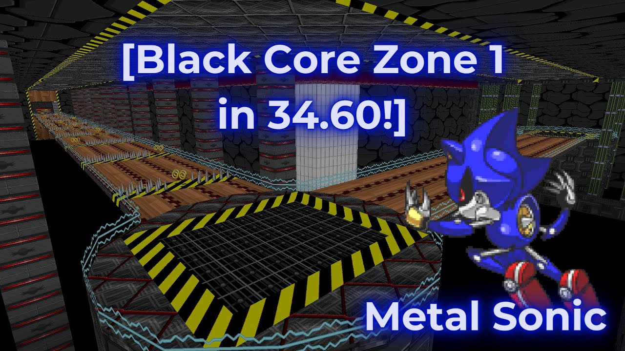 SRB2: Black Core Zone 1 Metal Sonic in 34.60! [V. 2.2.10] - YouTube