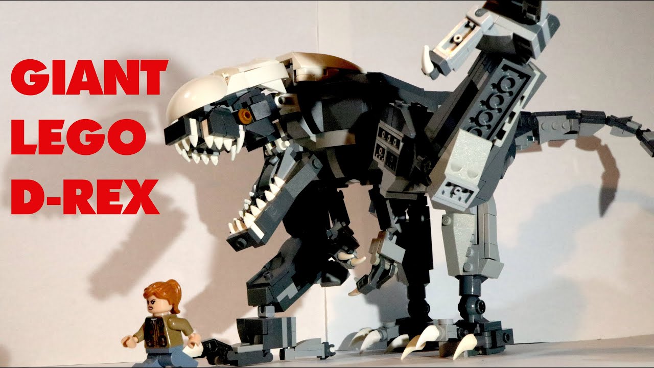 Biggest lego Distortus Rex - YouTube