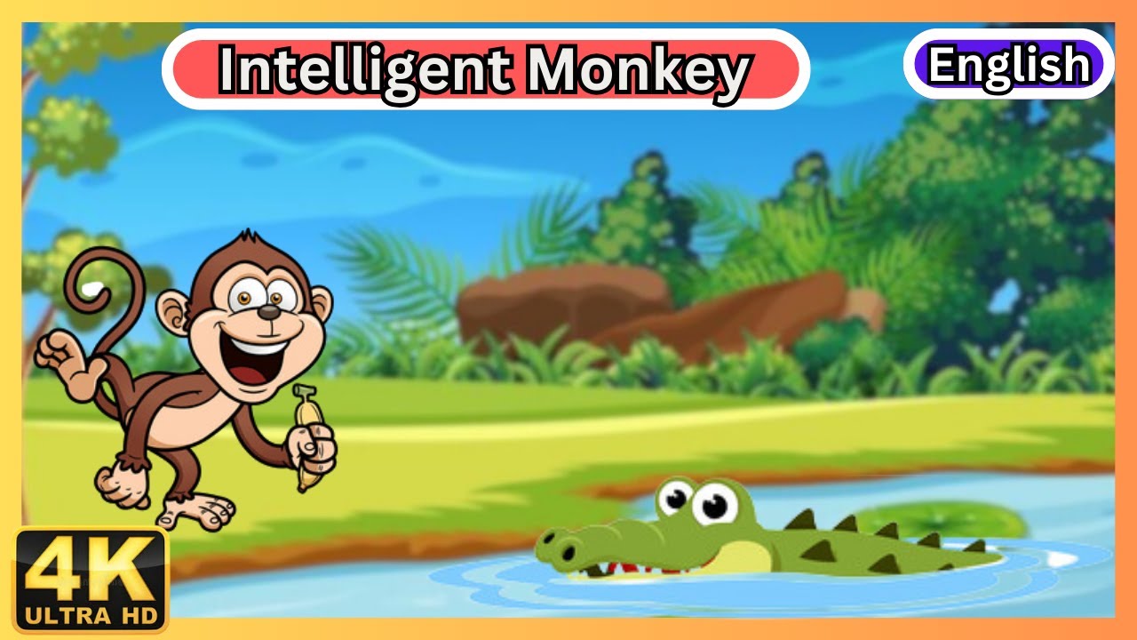 Intelligent Monkey | English Moral Story | cartoon Tv English | English Cartoon | English Story ...