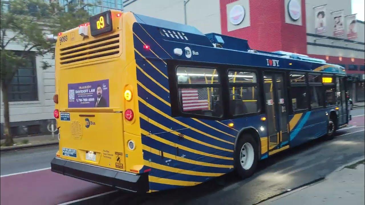 MTA Bus Company: 2023 Novabus LFS Conehead #9093 on the Q9 @ Jamaica - 165th St Bus Term | 07/17 ...