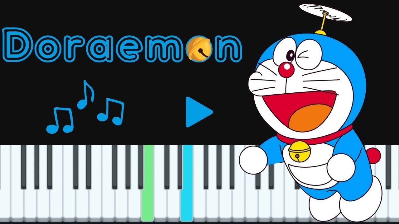 Doraemon theme song piano cover - YouTube