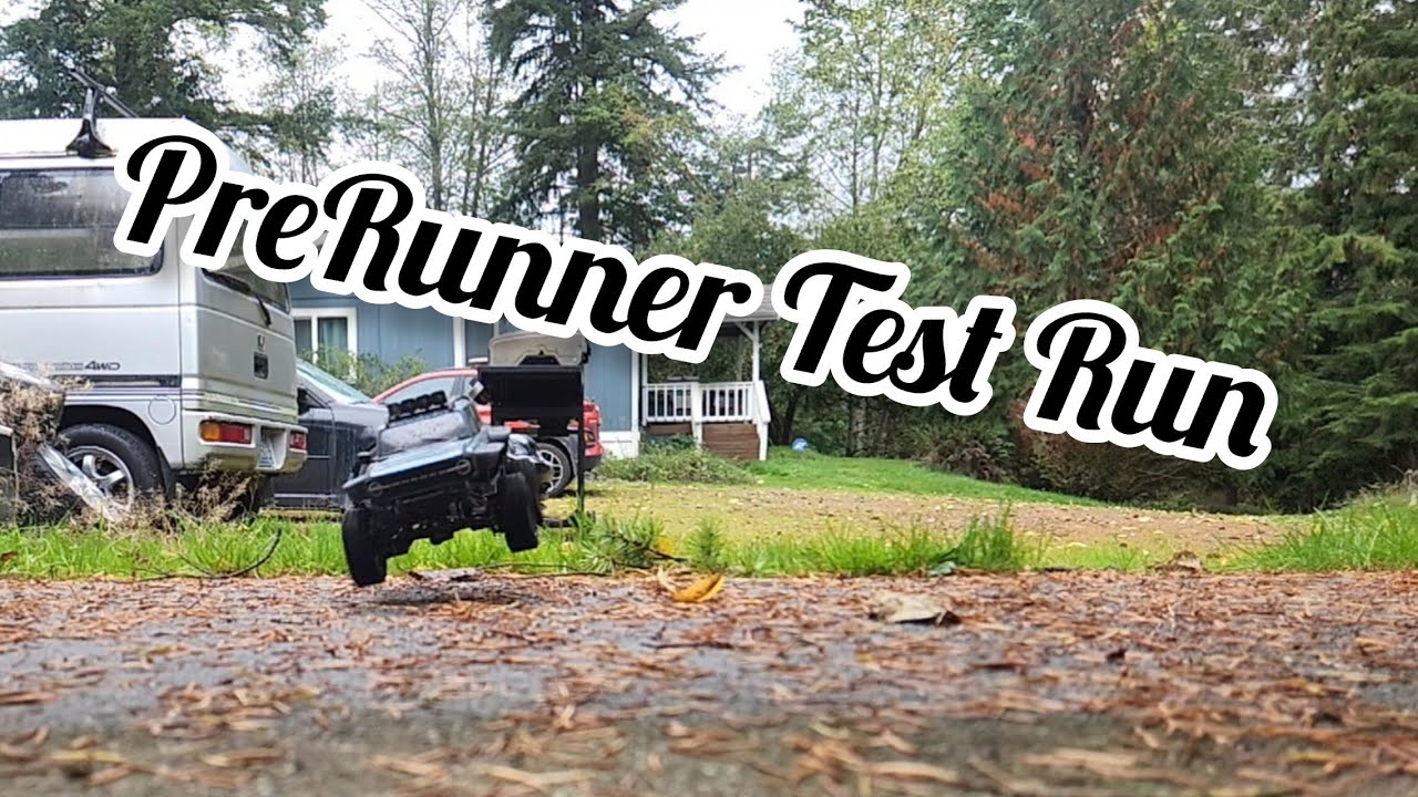 TRX4m PreRunner Test Run - YouTube