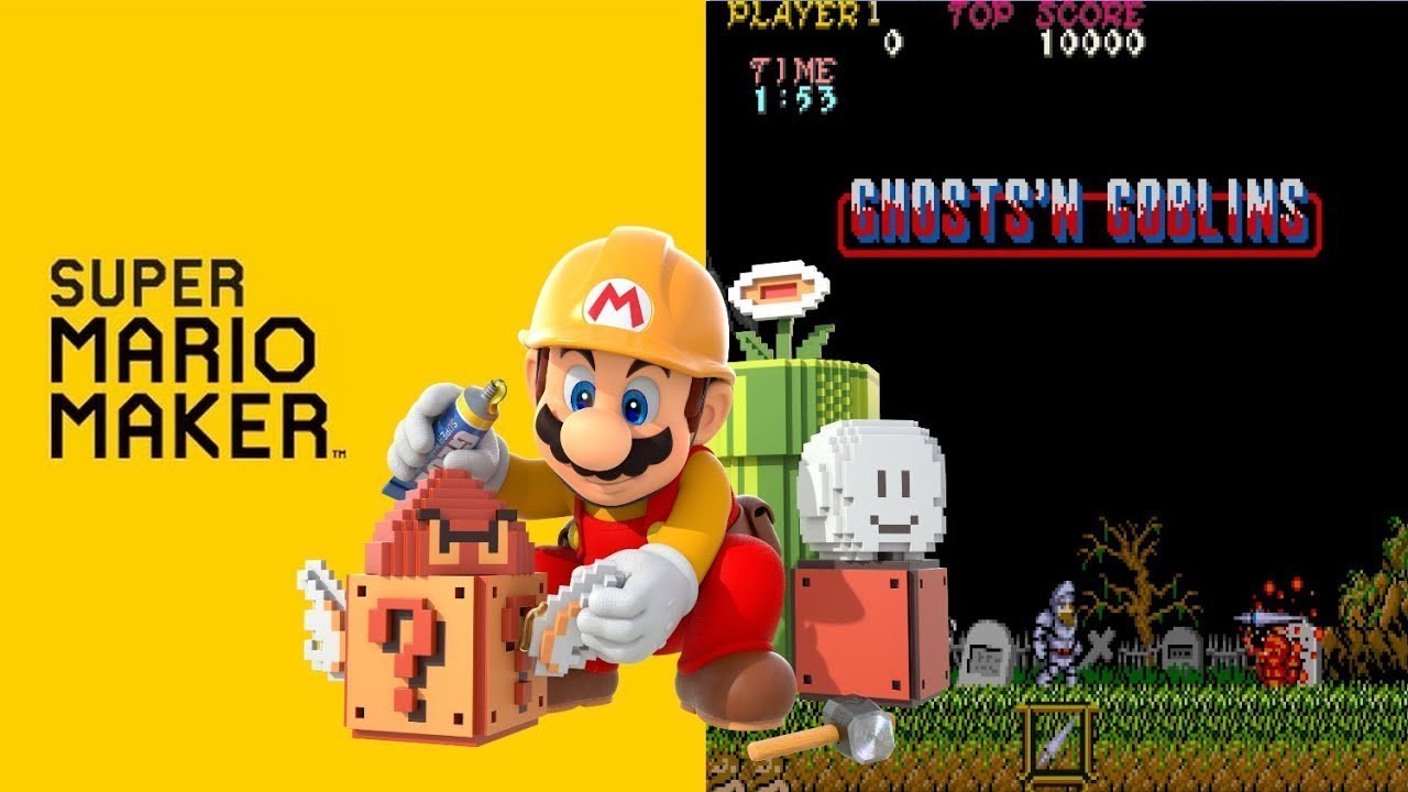 Ghosts 'n Goblins Remake in Super Mario Maker - YouTube