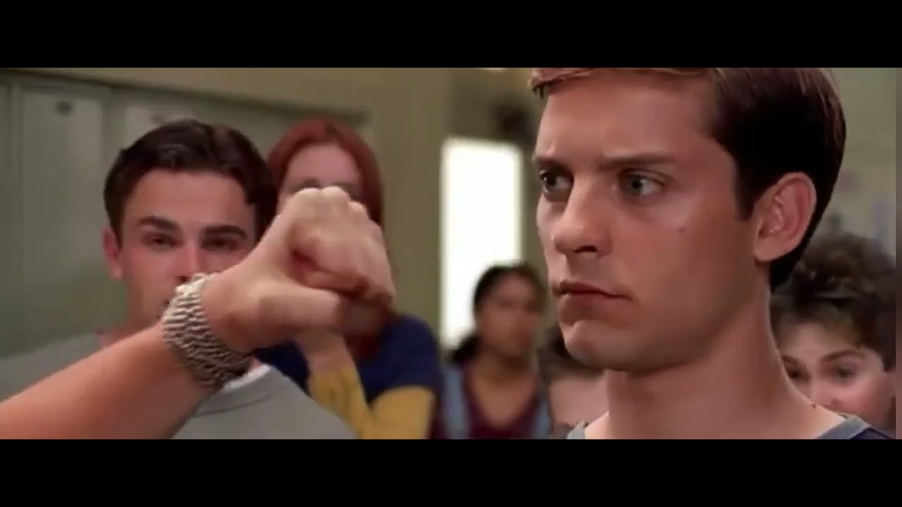 Spider-Man (2002) - Peter Beating Flash Scene (Aspect Ratio 2.40:1 ...
