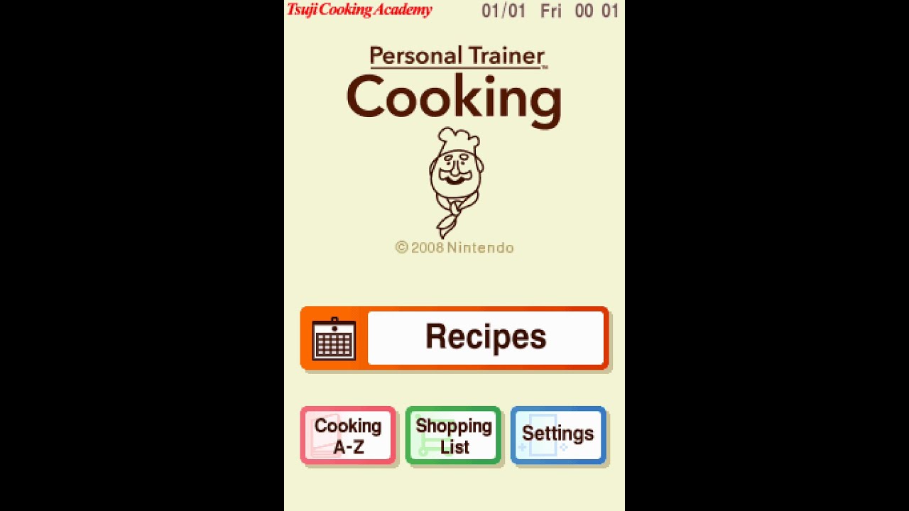 Personal Trainer: Cooking (DS, USA) Playthrough - YouTube