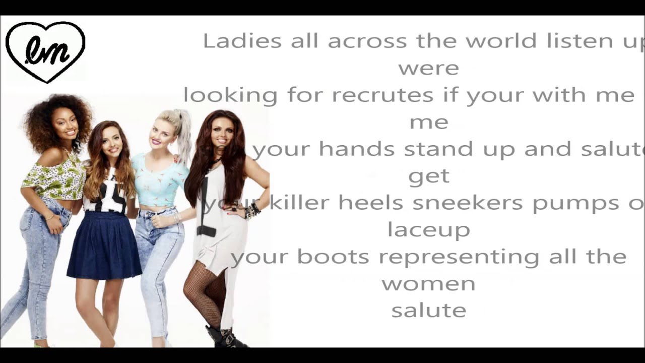 Little Mix salute Lyrics - YouTube