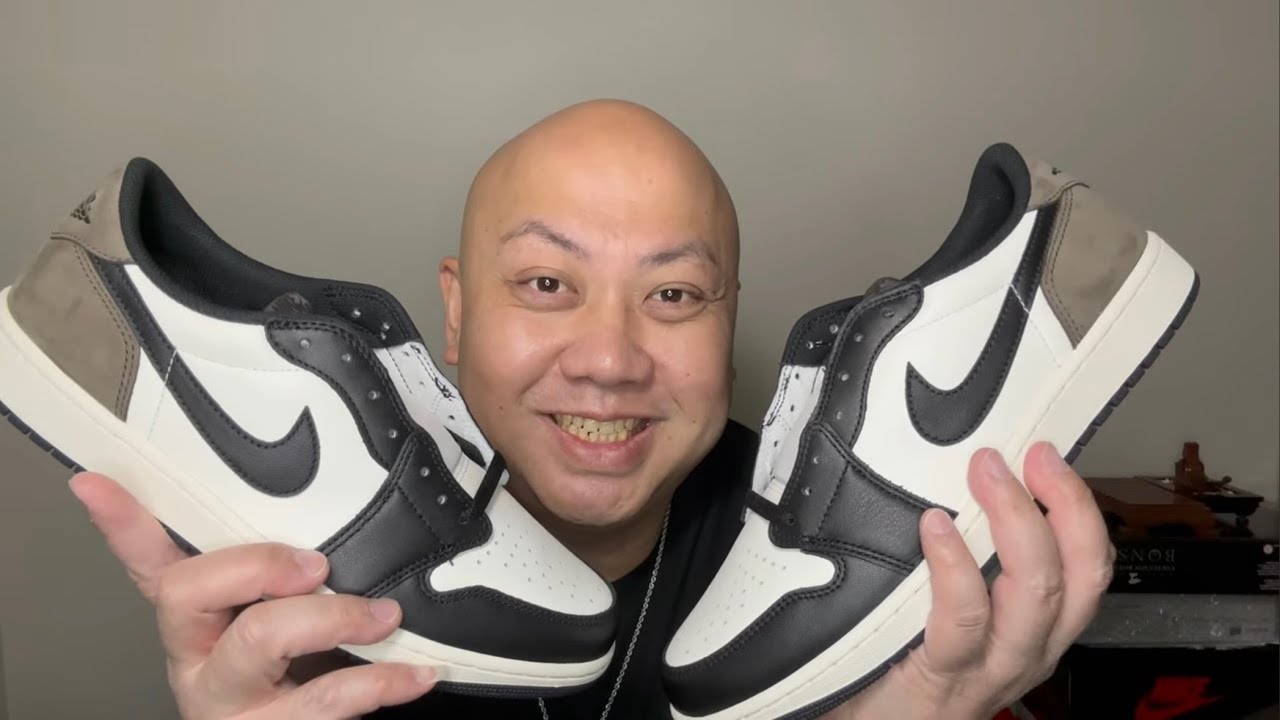 MEN'S AIR JORDAN 1 LOW MOCHA FULL DETAIL REVIEW - YouTube