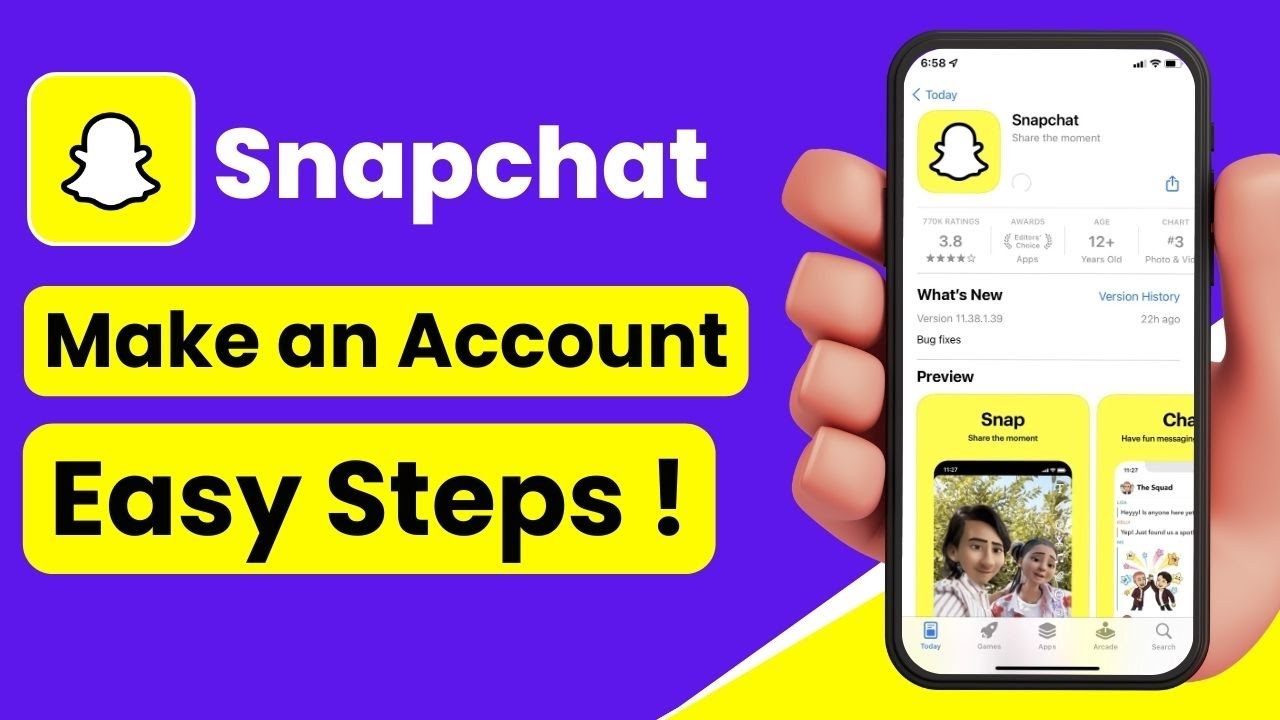 How to Make a Snapchat Account - EASY STEPS - YouTube