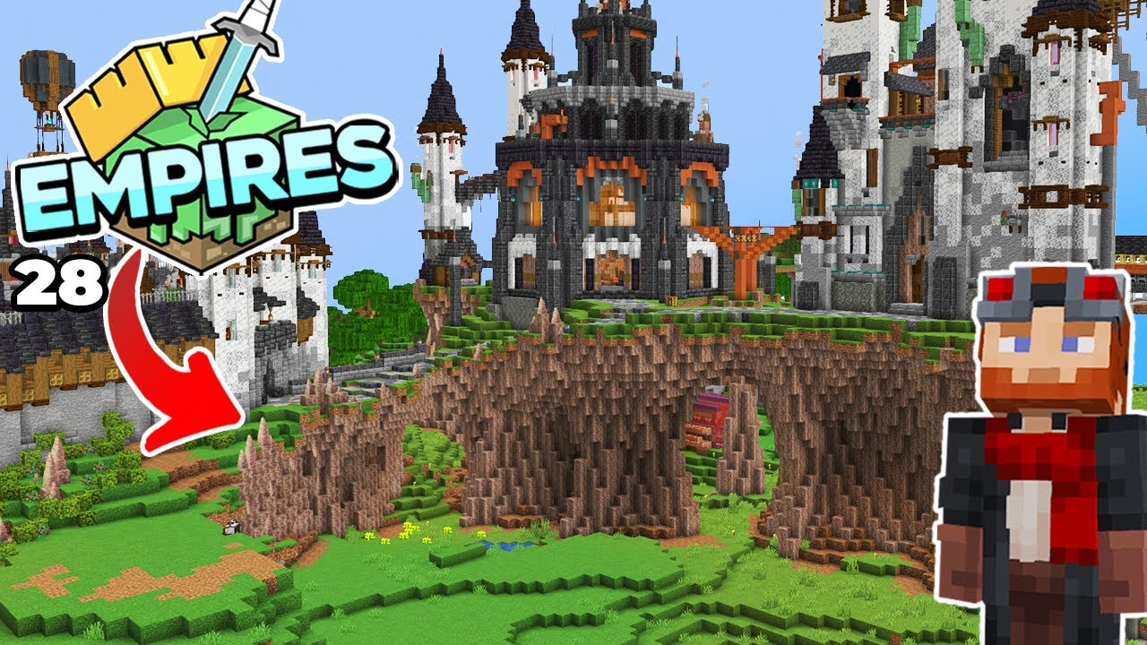 Empires SMP : MEGA BASE LANDSCAPING CLIFFS : Minecraft 1.17 Survival ...