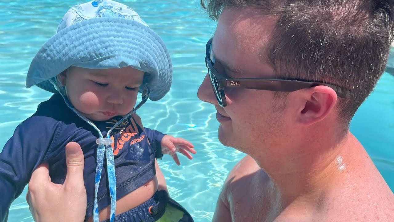 Roman first time swimming | July 11, 2022 - YouTube