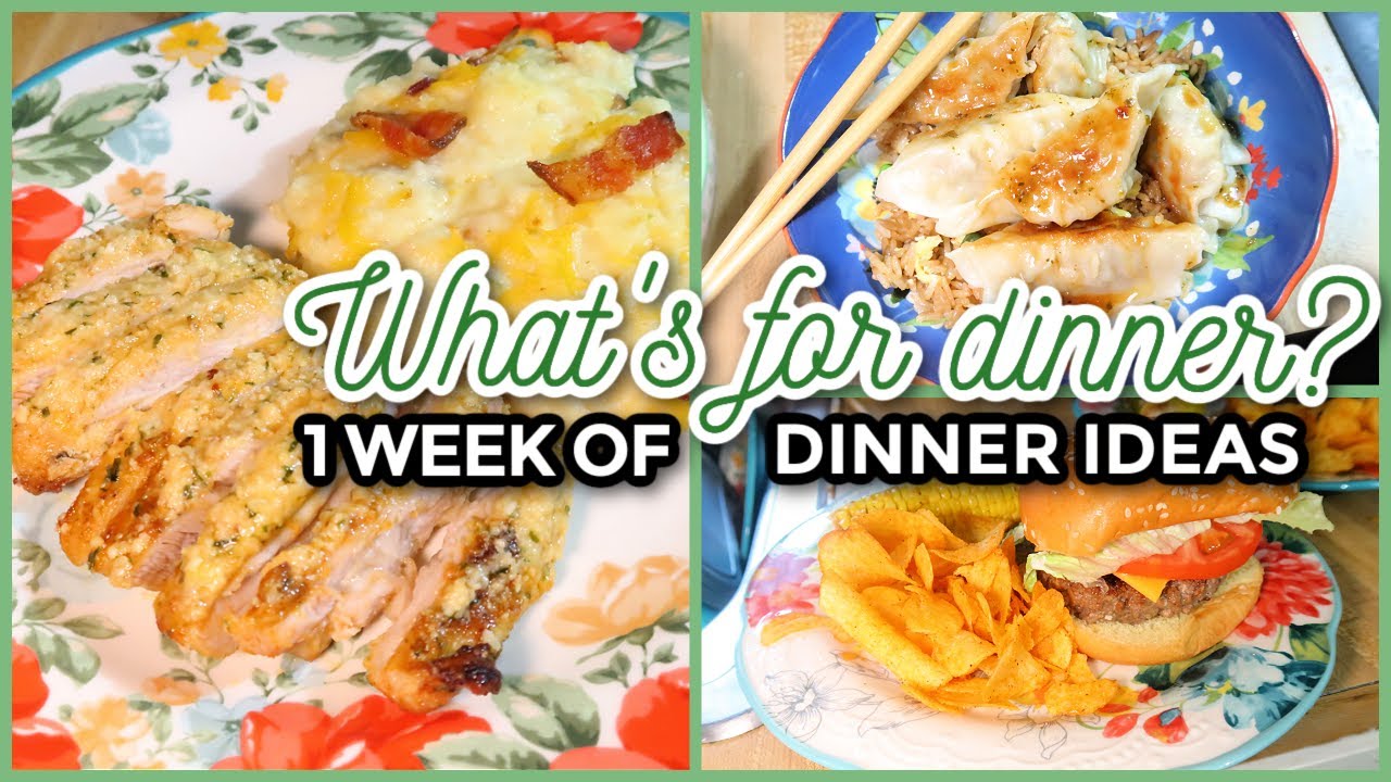 WHAT'S FOR DINNER? #286 | 7 Real-Life Family Meal Ideas - YouTube