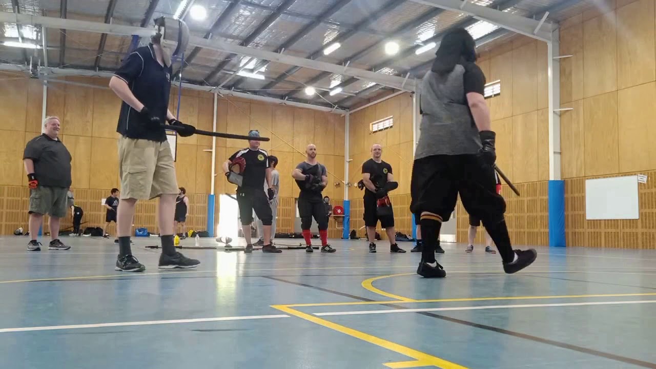 Ryan fighting with dagger mixed weapon competition - YouTube