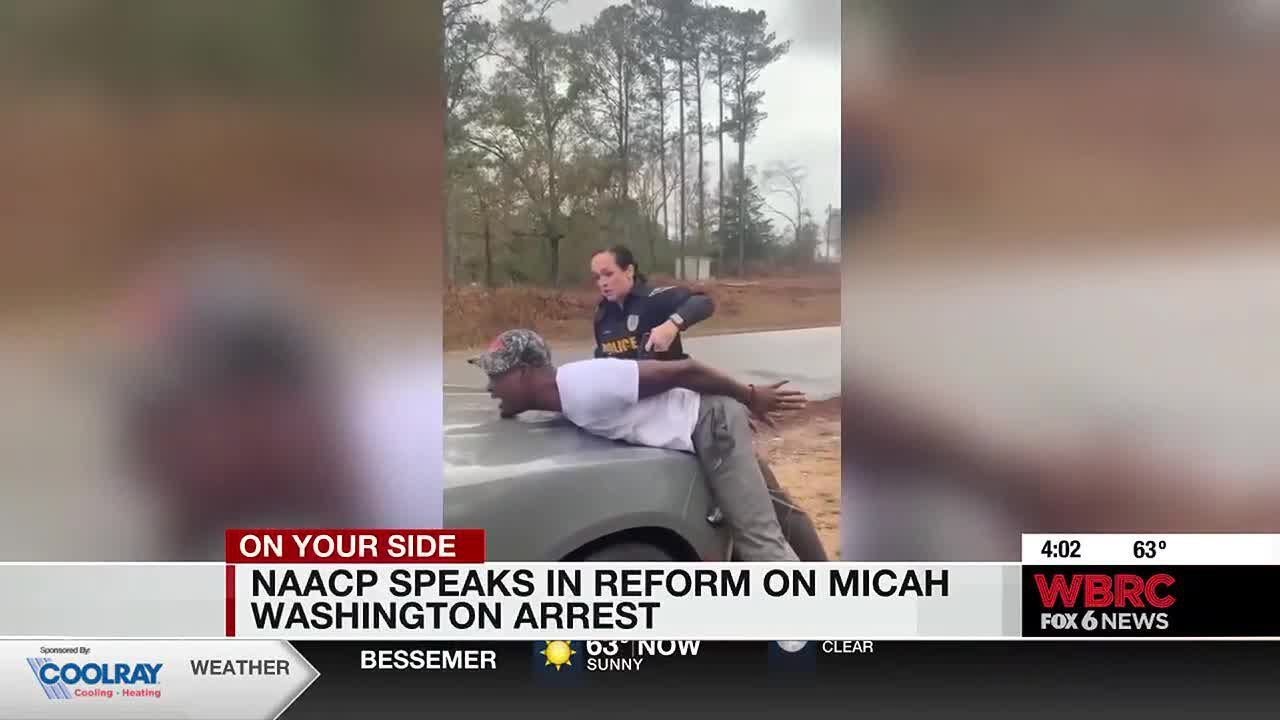 NAACP speaks in Reform on Micah Washington arrest - YouTube