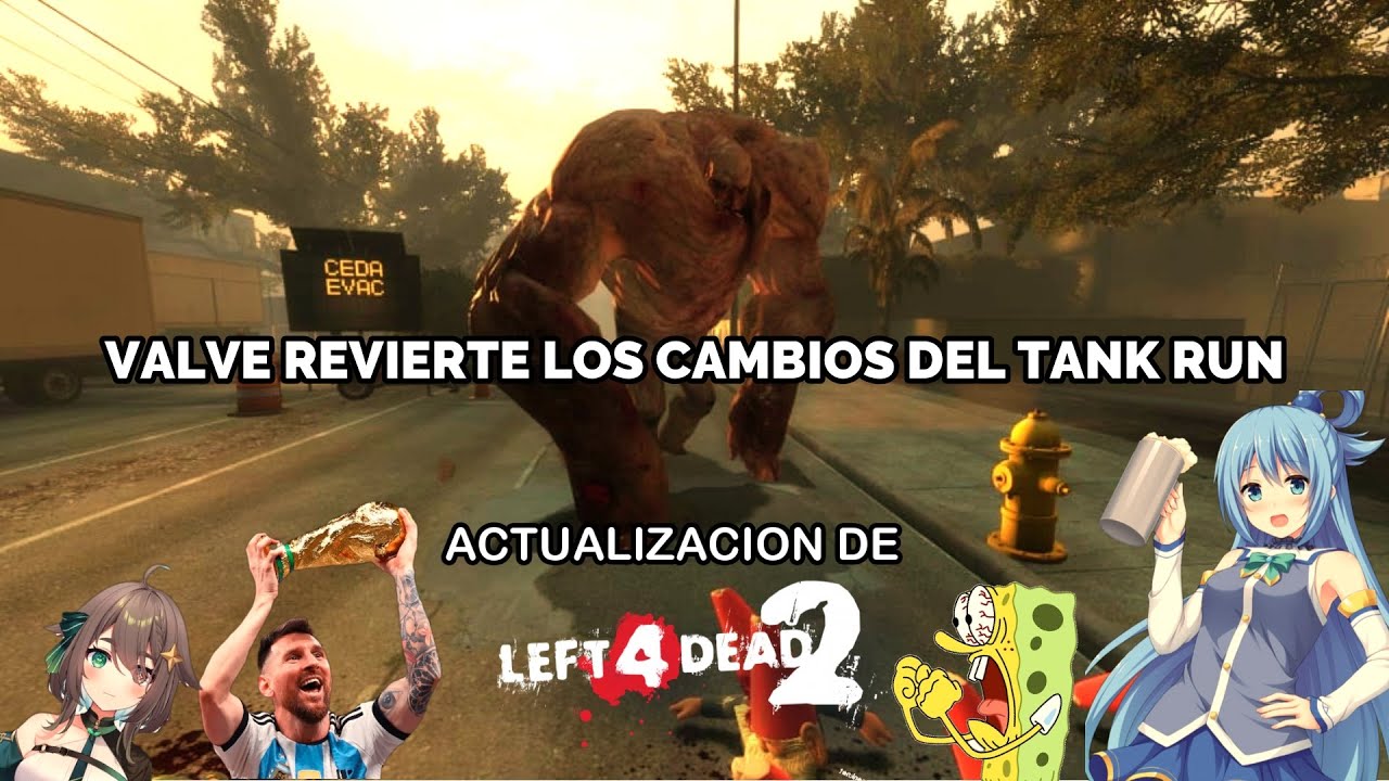 VALVE REVIERTE LOS CAMBIOS DEL TANK RUN DE MANERA OFICIAL | Left 4 Dead ...