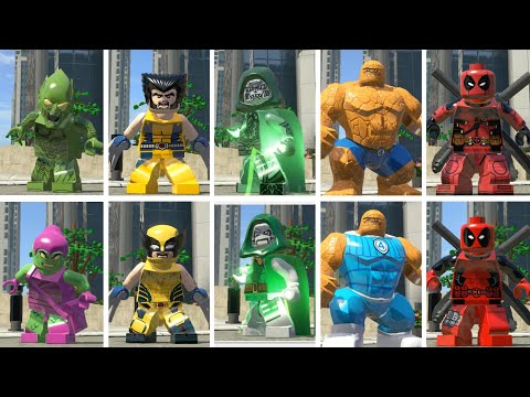 Lego Marvel Superheroes VS Lego Marvel Superheroes Remastered (Comparison Side by side)