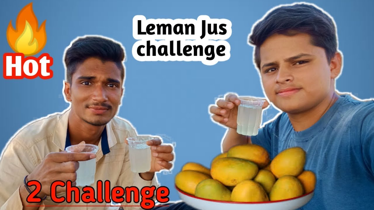 Leman Juice Challenge | (Funny challenge video ) | Juice challenge || ️ ...