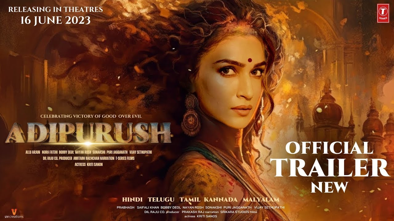 Adipurush Official Trailer Prabhas Saif Ali Khan Kriti Sanon Om Raut ...