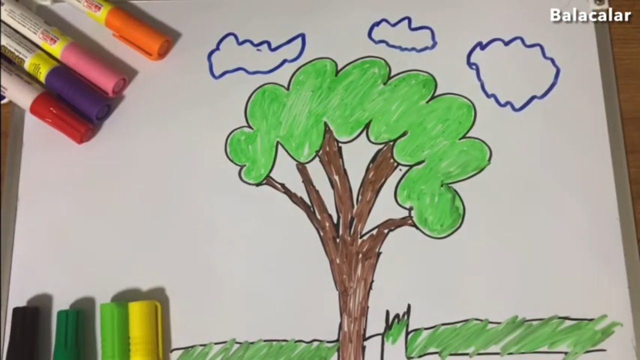 5 Simple Steps to Drawing a TREE That Will Amaze Your Friends! - YouTube
