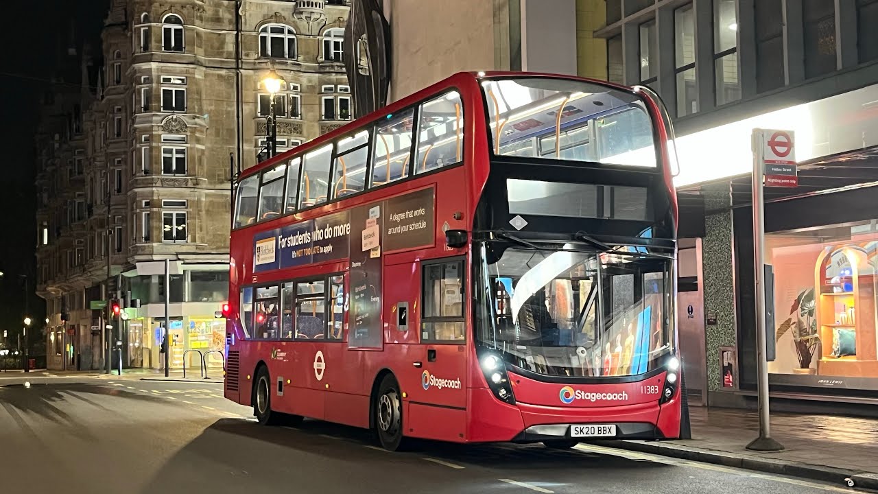 *Diversion* Journey on Stagecoach London Route N25 to Holles Street ...