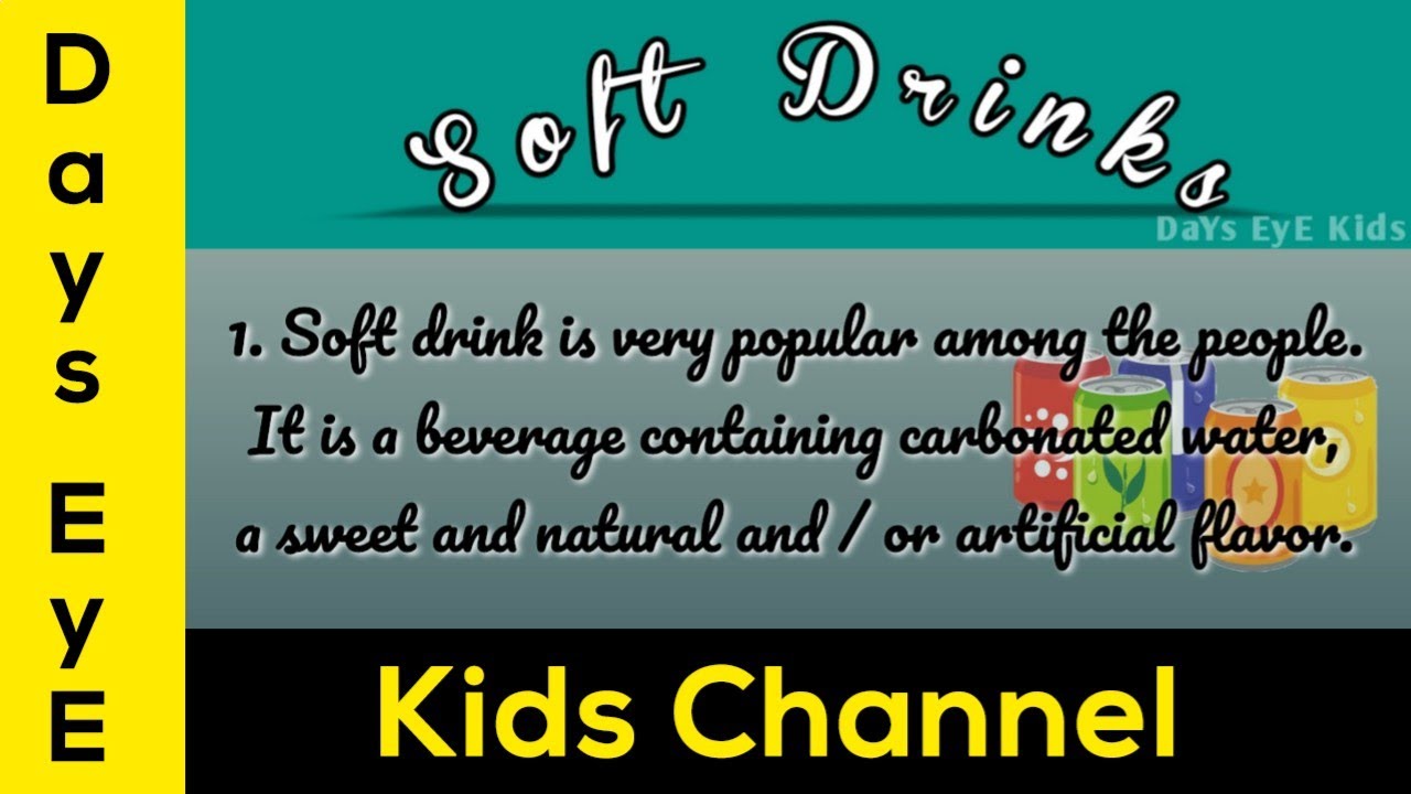 10 Lines Essay about Soft Drinks | Few Lines about Soft Drinks - YouTube