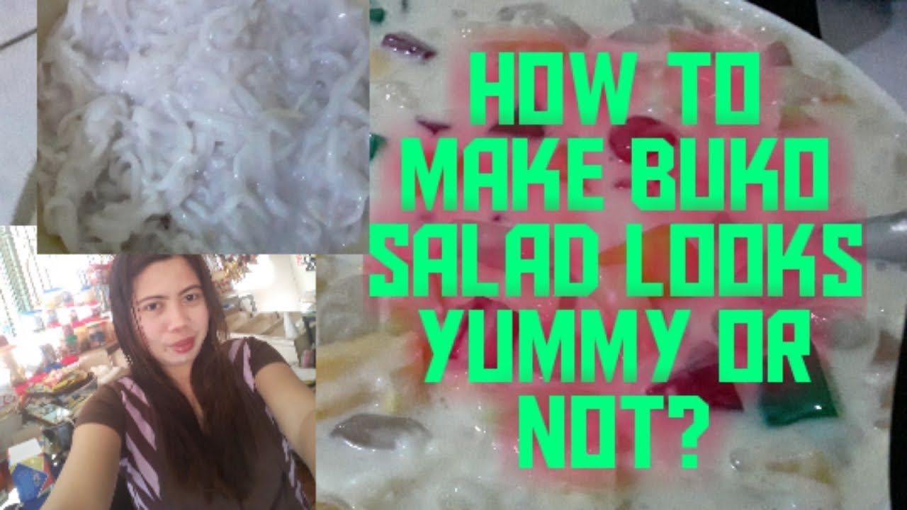 HOW TO MAKE BUKO SALAD - YouTube